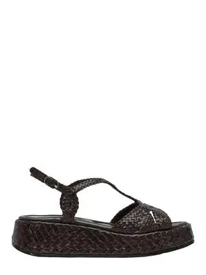 TONI PONS Interwoven Platform Sandals - Brown