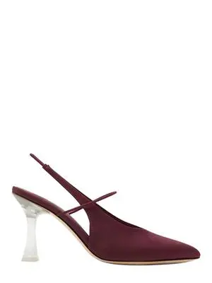 Studio Amelia 90mm Mignon Slingback Pumps - Red