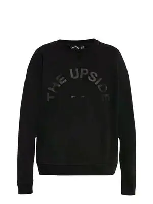 The Upside Logo-print Sweatshirt - Black
