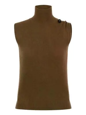 Alberta Ferretti Cashmere Vest - Green