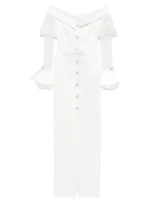 SILK LOVE & LACE Andrea Dress - White