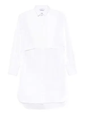 ALEXANDER MCQUEEN Pleated Panel Shirt Dress