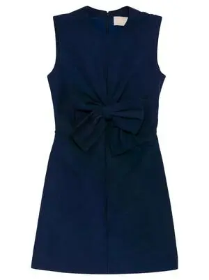 Elie Saab Bow Detail Dress - Blue