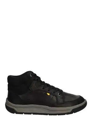 CATERPILLAR Apa Cush Padded-collar Lace-up Boots - Black
