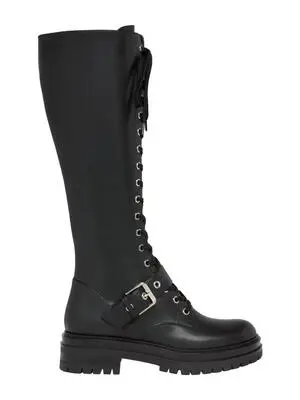 GIANVITO ROSSI Leather Lace-up Boots - Black