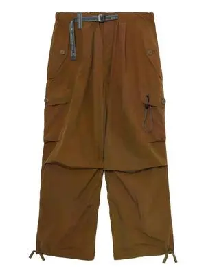 AND WANDER Belted Cargo Pants - Brown