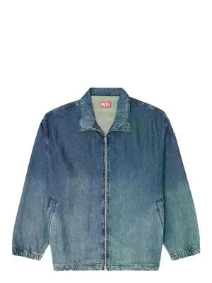 DIESEL® Denim Zip-up Jacket - Blue