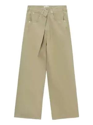 AGOLDE Vana Fold Jeans - Neutrals