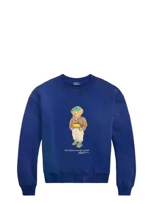 Polo Ralph Lauren Polo Bear Crew-neck Sweatshirt - Blue