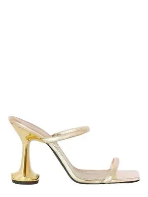 OTTANGE Lotus Leather Heeled Sandals