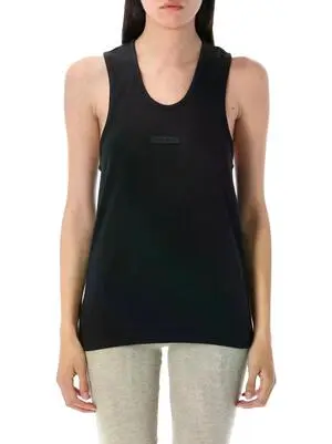Fear Of God Logo-patch Tank Top - Black