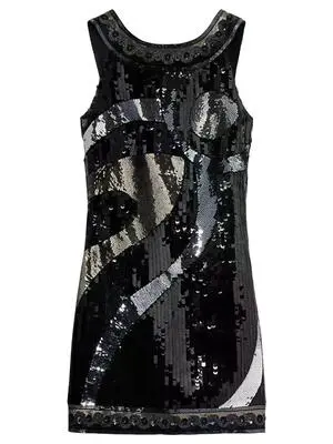 Emilio Pucci Sequin-embellished Mini Dress - Black