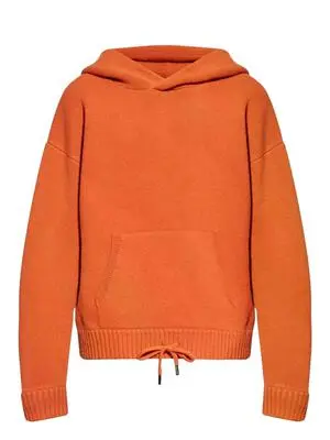 Dsquared2 Kangaroo-pocket Hooded Sweater - Orange