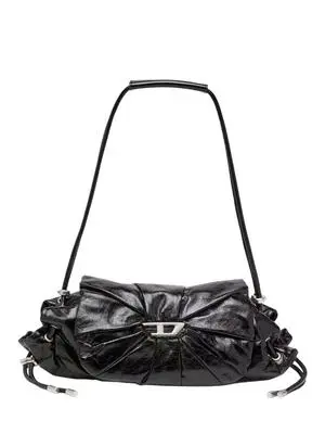 DIESEL® Small Scrunch-d Shoulder Bag - Black