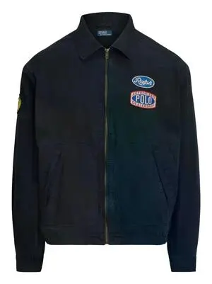 POLO RALPH LAUREN Embroidered-Patch Zip-Up Jacket