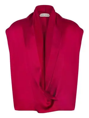 Alberta Ferretti Satin Blouse - Pink