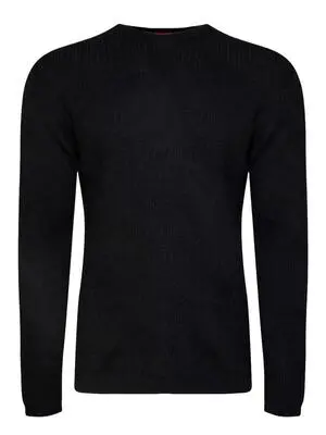 THE ELDER STATESMAN Ribbed Jumper - Black