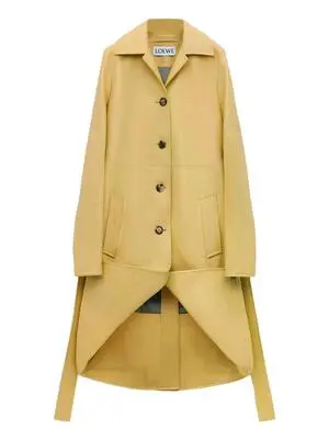 Loewe Button-up Coat - Neutrals
