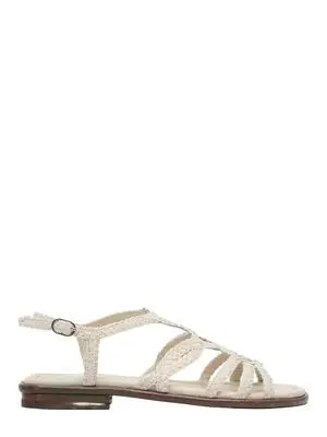 TONI PONS Tina Wet Leather Sandals - Neutrals