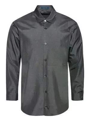 CASELLA MEYER Embroidered Silk Shirt - Grey
