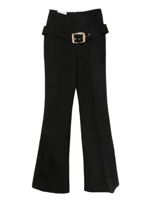 ISABEL SANCHIS High-waisted Trousers - Black