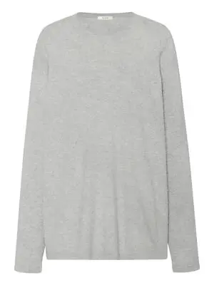THE ROW Kabira Long-sleeve Crew-neck T-shirt - Grey