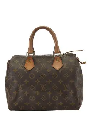 LOUIS VUITTON Monogram Speedy 25 Bag - Brown