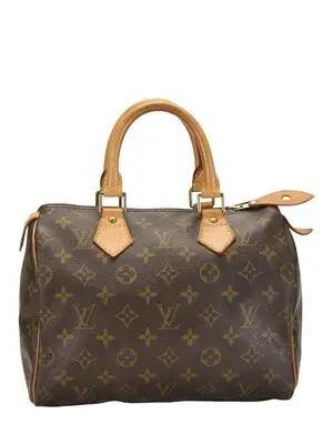 LOUIS VUITTON Speedy 25 Monogram Handheld Bag - Brown