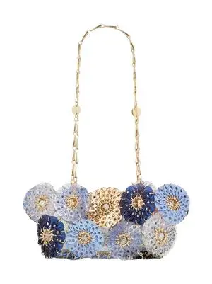 Rabanne 1969 Floral Shoulder Bag - Blue