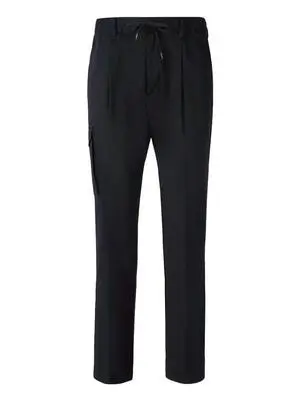 Herno Drawstring Cargo Trousers Black