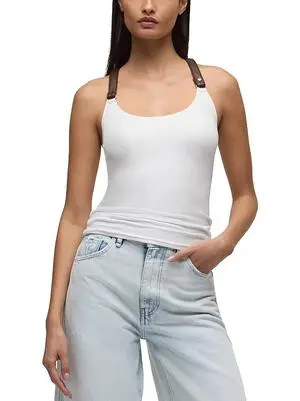 Hudson Jeans Harness Tank White