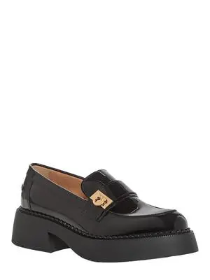 FERRAGAMO Caminia Gancini Chunky Loafers - Nero