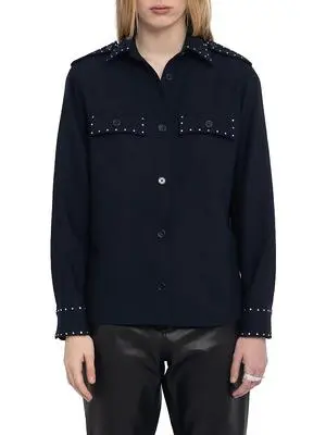 Zadig&Voltaire Taskam Tailleur Strass Shirt - Encre