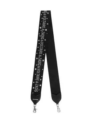Zadig&Voltaire Starlight Canvas Strap - Black