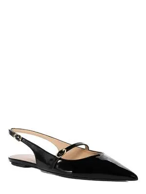 STUART WEITZMAN Emilia Mary Jane Flats Black
