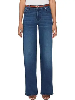 FRAME Le Slim Palazzo Long High-rise Jeans - Keepsake