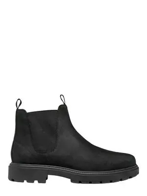 Geox Elastic-panelled Boots - Black