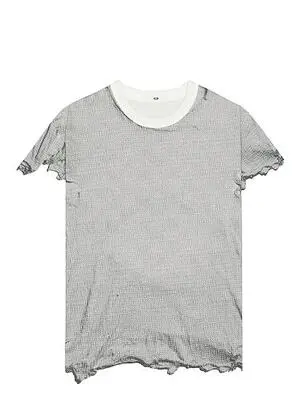 NEUW Neuw Digital Vintage Tee In Grey.