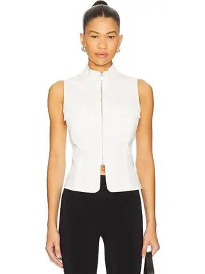 EAVES Aven Vest Top - White