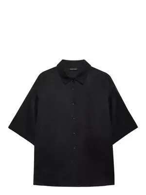 ANINE BING Coco Button-up Shirt - Black