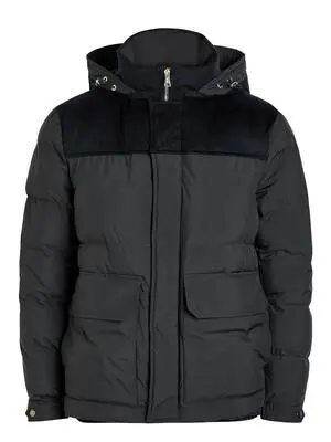 AURELIEN Tech Wool-blend And Shell Ski Jacket - Navy