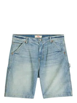 CHERRY LOS ANGELES Carpenter Denim Shorts - Indigo