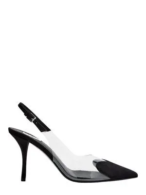 Alaïa Coeur 90 Slingback Pumps - Black