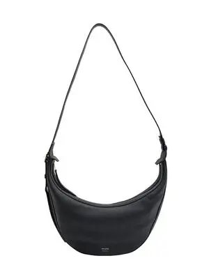 Khaite Augustina Grained Leather Cross-body Bag - Black
