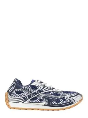 Bottega Veneta Orbit Fishnet Sneakers - Blue