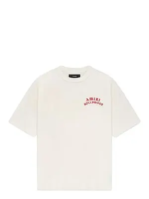 Amiri Hollywood Oversized Tee - White