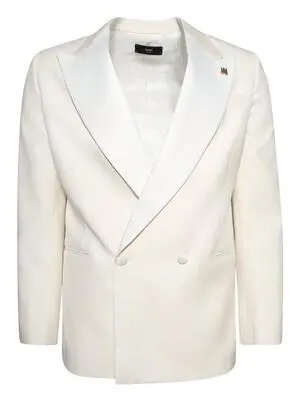 Amiri Double Breasted Blazer - Cream