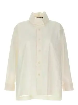Issey Miyake Crinkled Shirt - Neutrals