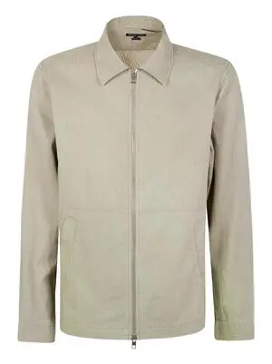 Michael Kors Zip-up Shirt Jacket - Neutrals