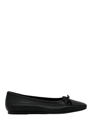 AMIE RAFA Madrid Ballet Flats - Black